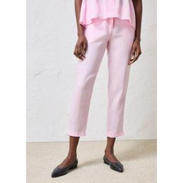bonprix verk&uuml;rzte Hose aus reinem Leinen, rosa, Gr.36, elegante schmale Hose aus Leinen Premium Qualit&auml;t, aus Leinen