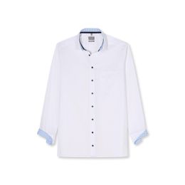 Businesshemd OLYMP "OLYMP Luxor, comfort fit, New Kent mit extra langem Arm", Herren, Gr. 40, Normaler Arm, wei&szlig;, 100% Baumwolle, Hemden
