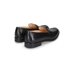 Henry Stevens Damen Loafer "Wes PL", Gr. 46schwarz, Kalbsleder, Schuhe