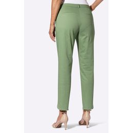 Lady Damen Webhose, gr&uuml;n, Gr. 54, unifarben, 97% Baumwolle, 3% Elasthan, Hosen