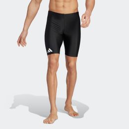 Herren Badehose "SOLID JAMMER-", schwarz-wei&szlig;, Gr. 6, adidas Performance, Obermaterial: 78% Polyamid, 22% Elasthan, Badehosen, mit sportlichem