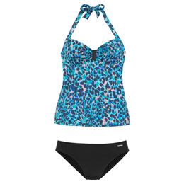 Lascana Damen Tankini, gr&uuml;n, Gr. 42, bedruckt, Polyamid, Bikini-Sets, im Animaldesign