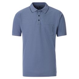 Casamoda Herren Poloshirt "Casamoda Polo-Shirt uni", blau, Gr. XL, 50% Baumwolle, 50% Polyester, Shirts
