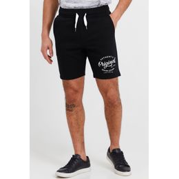 Blend Herren Sweatshorts "BHTorben"schwarz, Gr. M, gemustert, Sweatware, 60% Baumwolle, 40% Polyester, Hosen, Sweat Shorts mit Print