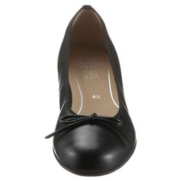 Ara Damen Ballerina "SARDINIA", Gr. 3,5, schwarz, Glattleder, Schuhe, Loafer, Festtagsschuh, Business Schuh mit Schleife