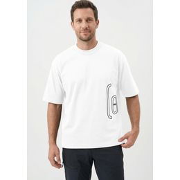 CMP Herren Oversize-Shirtbianco, Gr. XXL, Obermaterial: 100% Baumwolle, Shirts, Oversize-Schnitt, sportlicher Stil, f&uuml;r Sport- und Outdoormode