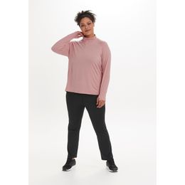 Q BY ENDURANCE Damen Funktionsshirt "Fermier", rosa, Gr. 46, unifarben, 88% Polyester, 12% Elasthan, Shirts, aus atmungsaktivem 4-Wege-Stretch