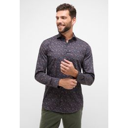 Eterna Herren Langarmhemd "SLIM FIT", blau, Gr. 46, Twill, 100% cotton, Hemden, NON IRON (b&uuml;gelfrei)