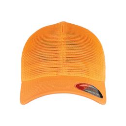 Flexfit Flex Cap "Flexfit Unisex Flexfit 360 OMNIMESH CAP"neonorange, Gr. S, unifarben, 96% Polyester, 4% Elasthan, Caps