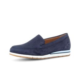 Slipper Gabor "Slipper", Damen, Gr. 36, blau, Schuhe Slipper