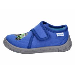 Lico M&auml;dchen Hausschuh "Hausschuh Cookie Boy", Gr. 24, blau, Synthetik, Schuhe