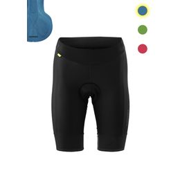Gonso Damen Fahrradhose "SITIVO W", blau, Gr. 42, 65% Polyamid, 35% Elasthan, Hosen, Damen Radhose, Radlerhose mit speziellem Sitzpolster, Tight Fit