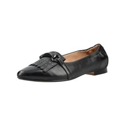 REGARDE LE CIEL Damen Ballerina "Regarde Le Ciel Ballerinas Leder", Gr. 38schwarz, Leder, Schuhe