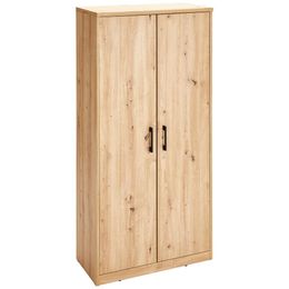 Xora Kommode, Eiche Artisan, Holzwerkstoff, 4 F&auml;cher, 72x148x36 cm, Typenauswahl, Wohnzimmer, Kommoden & Sideboards, Kommoden