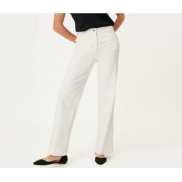 Tchibo - Olsen Wide Leg Jeans - Damen - Gr. 46 - offwhite