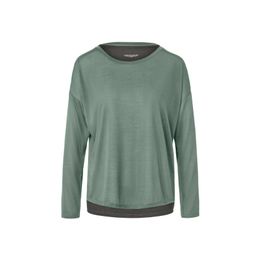 Tchibo - 2-in-1-Sportshirt - Damen - Gr. S - olivgr&uuml;n