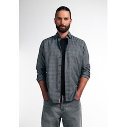 Eterna Herren Langarmhemd "REGULAR FIT"anthrazit, Gr. XL, 70% Baumwolle, 30% Lyocell, Hemden, EASY IRON (b&uuml;gelleicht)