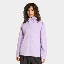 adidas terrex Damen Outdoorjacke "W MT 2L RAIN J"powder plum, Gr. L, Obermaterial: 100% Polyester, Jacken