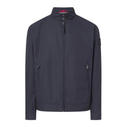JOOP! Blouson JOOP JEANS "Janos", Herren, Gr. 58, dunkelblau, Web, Obermaterial: 63% Baumwolle, 37% Polyester, clean, unifarben, normal normal, 2-Knopf-Manschette, Jacken Blouson, mit Rei&szlig;verschluss