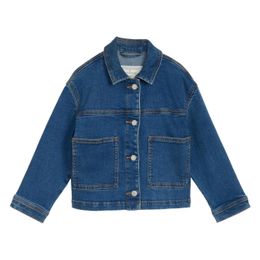 Tom Tailor Kinder-Basic-Jeansjacke - M&auml;dchen - Gr. 176 - dunkelblau