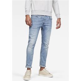 G-Star Raw G-STAR Herren Slim-fit-Jeans "D-Staq 3D Slim Fit", blau, Gr. 32, Denim/Jeans, Obermaterial: 91% Baumwolle, 7% Elastomultiester, 2% Elasthan, Jeans