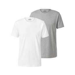 Tchibo - 2 T-Shirts mit Rundhalsausschnitt - Herren - Gr. XL - wei&szlig;