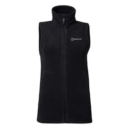 Berghaus Damen Fleeceweste "PRISM PT IA FL VEST AF"jet schwarz, Gr. XS, Westen, aus Polartec Classic-Fleece, mit InterActive-Rei&szlig;verschluss