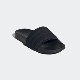 Damen Pantolette "ADILETTE NOSHOWER SLIDES", adidas Sportswear, Gr. 43, schwarz, Textil, Schuhe