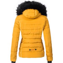 Navahoo Damen Steppjacke "Miamor", gelb, Gr. XL, Oberstoff: 100% Polyester; Futter: 100% Polyester; Wattierung: 100% Polyester; &Auml;rmelfutter: 100%