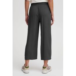oxmo Damen Stoffhose "Stoffhose OXElisabeth", schwarz, Gr. 38, Obermaterial: 100% Viskose LENZING ECOVERO CV LenzEcov., Hosen