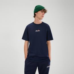 Ellesse Herren T-Shirt "Ollio 2 Tee", blau, Gr. L, Jersey, Obermaterial: 100% Baumwolle, Shirts, sportlicher Stil, mit Rundhalsausschnitt,