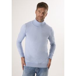 FELIX HARDY Herren Rollkragenpullover "Rollkragenpullover"blau, Gr. M, 100% Baumwolle, Pullover