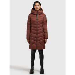 Khujo Damen Steppmantel "ODANA2"braun, Gr. XXL, unifarben, Web, 100% Nylon, M&auml;ntel