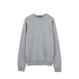 GOBI Cashmere Pullover 'Men's Essential Crewneck Cashmere Sweater' Herren Gr&ouml;&szlig;e M graumeliert