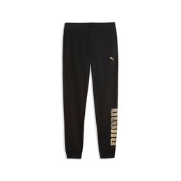 Puma Sporthose Damen Gr&ouml;&szlig;e XL gold / schwarz