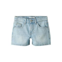 name it Shorts 'NKFRose' M&auml;dchen Gr&ouml;&szlig;e 122 hellblau