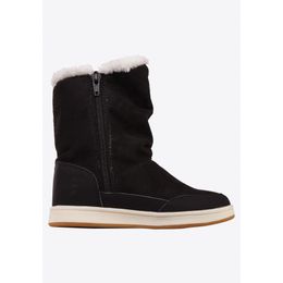 Lotto M&auml;dchen Winterboots, Gr. 33, schwarz, Synthetik, Schuhe, Winterschuhe, Winterstiefel, Snowboots, gef&uuml;ttert mit Rei&szlig;verschluss