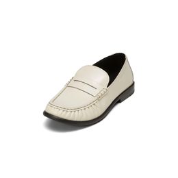 Marc O'Polo MARC O'POLO Damen Loafer "aus veredeltem Rindleder", Gr. 39, beige, Obermaterial: 100% Leder, unifarben, Schuhe