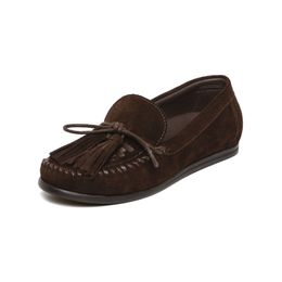 Steve Madden Damen Mokassin "Steve Madden Halbschuhe Leder", Gr. 41, braun, Leder, Schuhe
