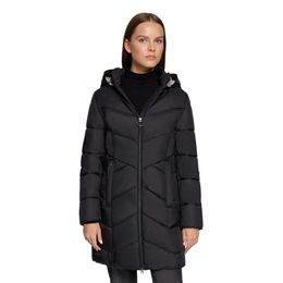 Betty Barclay Damen Outdoorjacke "Damen mit abnehmbarer Kapuze", schwarz, Gr. 44, Obermaterial: 88% Polyester, 12% Polyamid; Futter: 100% Polyester;