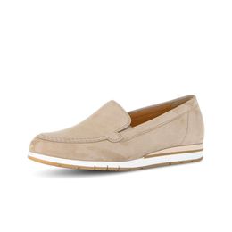 Slipper Gabor "Slipper", Damen, Gr. 37,5, beige, Schuhe Slipper