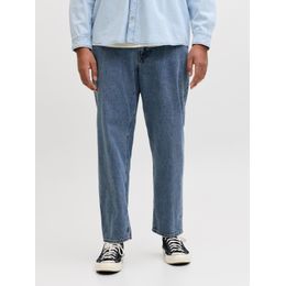 Jack & Jones PlusSize Herren Relax-fit-Jeans "JJICHRIS JJORIGINAL SQ 7", blau, Gr. 54, JACK & JONES PLUSSIZE, unifarben, Denim/Jeans, Obermaterial: 100% Baumwolle, Jeans,