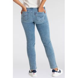 Levi's LEVI'S Damen Slim-fit-Jeans "712 SLIM WELT POCKET", blau, Gr. 27, Denim/Jeans, Obermaterial: 85% Baumwolle, 7% Lyocell, 6% Elastomultiester, 2%