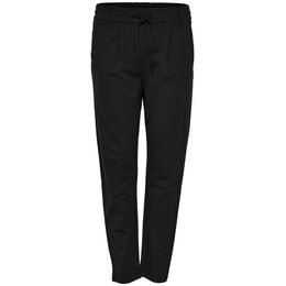 Only Damen Jogger Pants "ONLPOPTRASH &ndash; Joggerhose mit Tunnelzugbund und Stretch", schwarz, Gr. S, Milano Rib, Obermaterial: 63% Viskose (LENZING