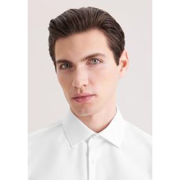 Seidensticker Herren Businesshemd "Schwarze Rose", wei&szlig;, Gr. 39, unifarben, 100% Baumwolle, Hemden, Shaped 1/1 Kentkragen Uni