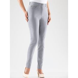Stehmann Damen Stretch-Hose, grau, Gr. 36, unifarben, 72% Viskose, 25% Polyamid, 3% Elasthan, Hosen