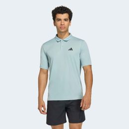 Poloshirt adidas Performance "WE BAS POLO", Herren, Gr. M, wonder sage, Obermaterial: 100% Polyester, Shirts