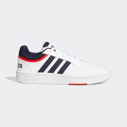 Herren Sneaker "HOOPS 3.0", adidas Sportswear, Gr. 40, wei&szlig;, Synthetik, Textil, Schuhe