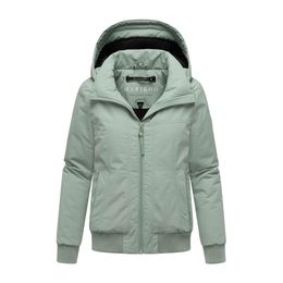 Marikoo Damen Winterjacke "Mooni 16"smokey mint, Gr. L, Obermaterial: 100% Nylon. Innenseite: 100% Polyester. Futter: 100% Polyester, Jacken,