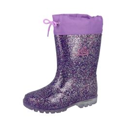 Lico M&auml;dchen Gummistiefel "Stiefel Powerlight W Blinky", Gr. 34, lila, Synthetik, Schuhe